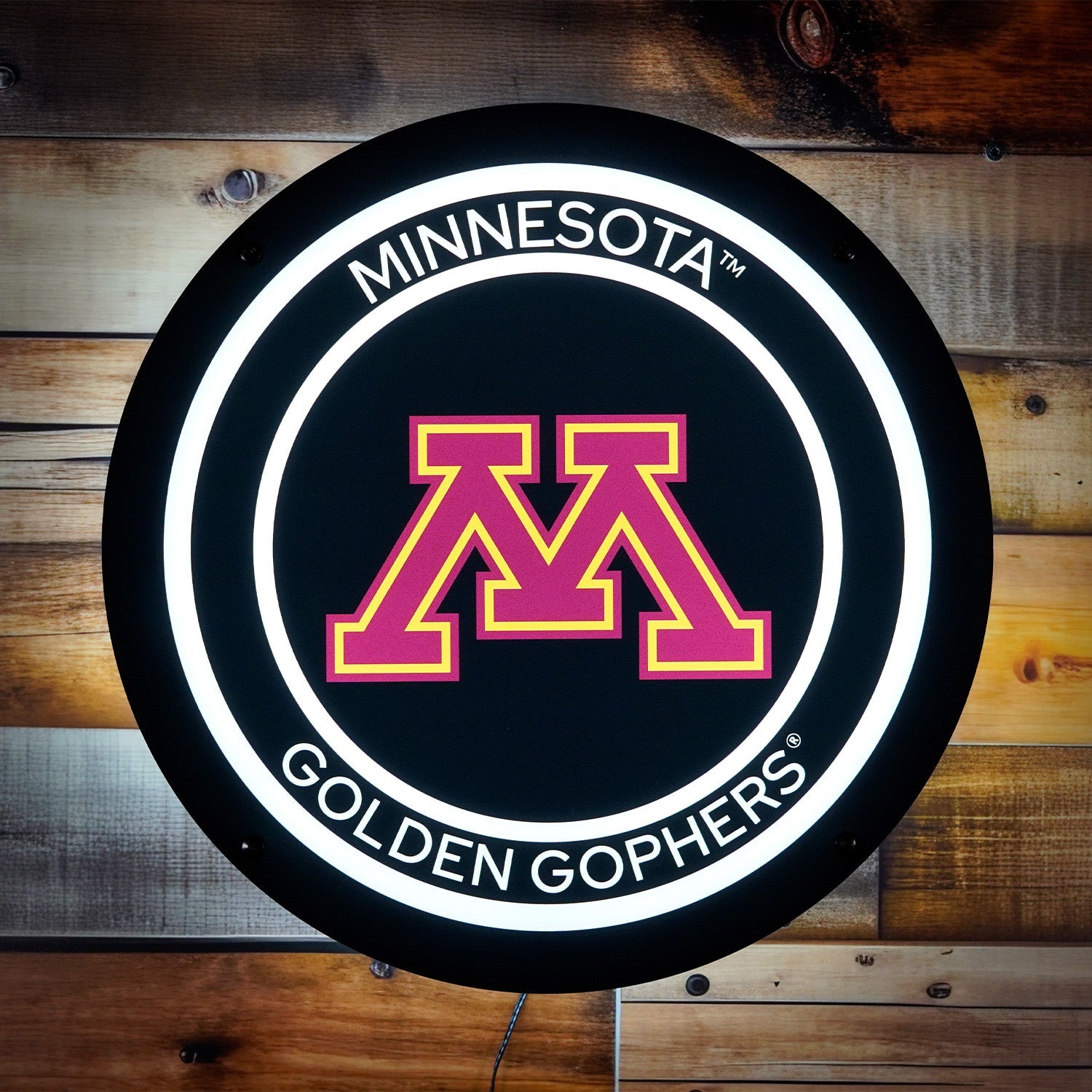 Minnesota Golden Gophers - NCAA LED Wall Decor | WallPlayed – Wall Played