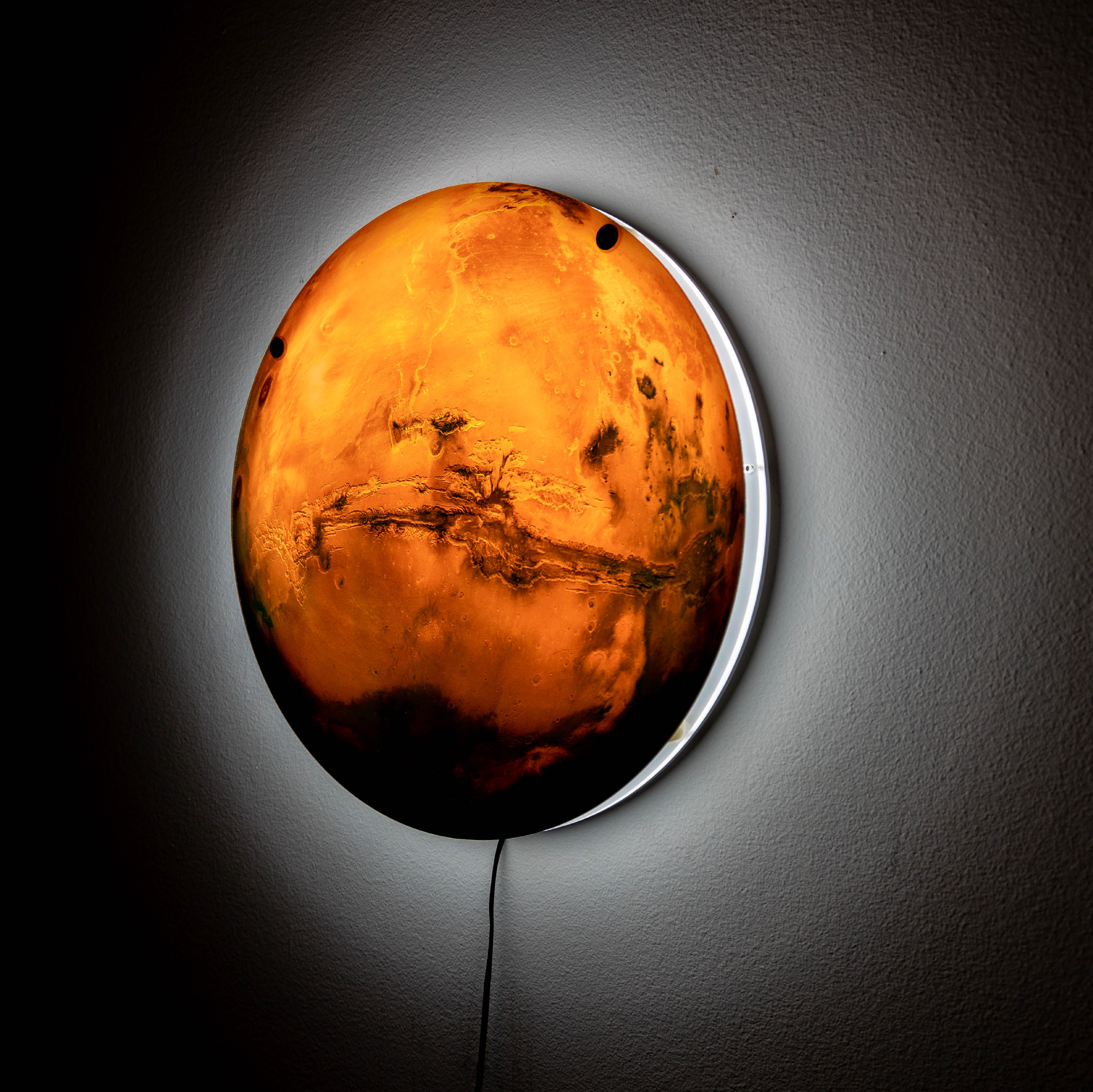 Mars LED Wall Art Planet-Inspired LED Decor - Wall Played