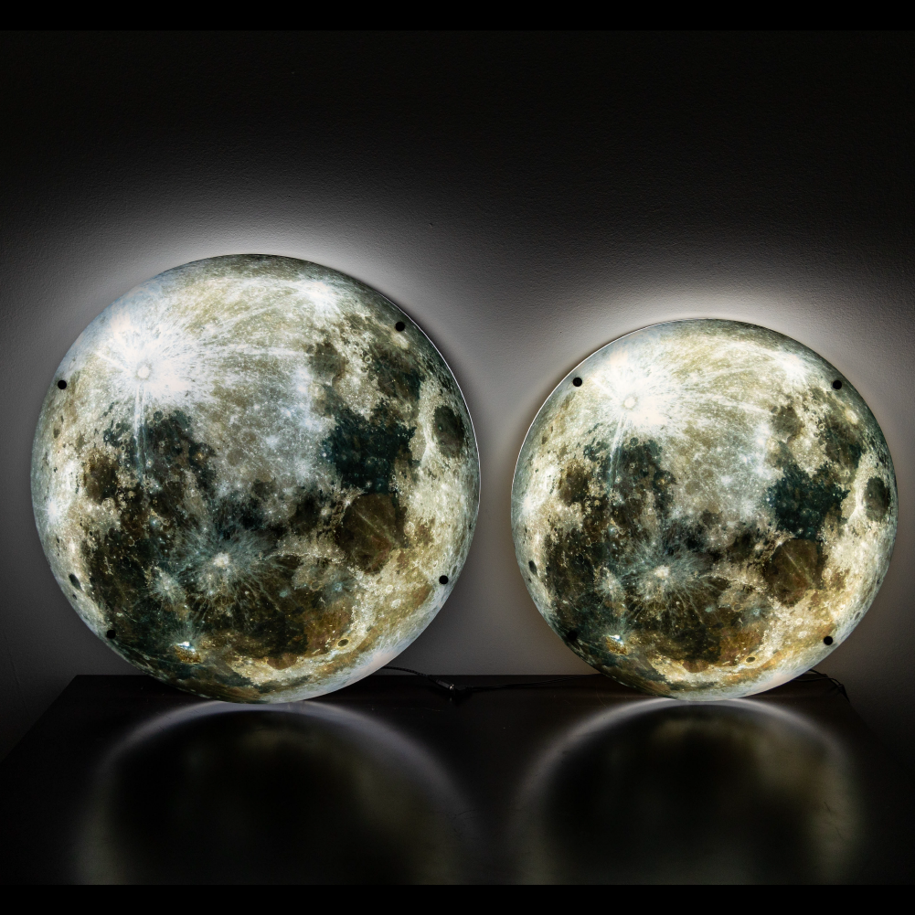 Moon LED Wall Art Celestial LED Decor - Wall Played