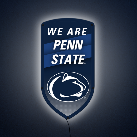 Penn State Banner LED Wall Art Collegiate Decor - Wall Played